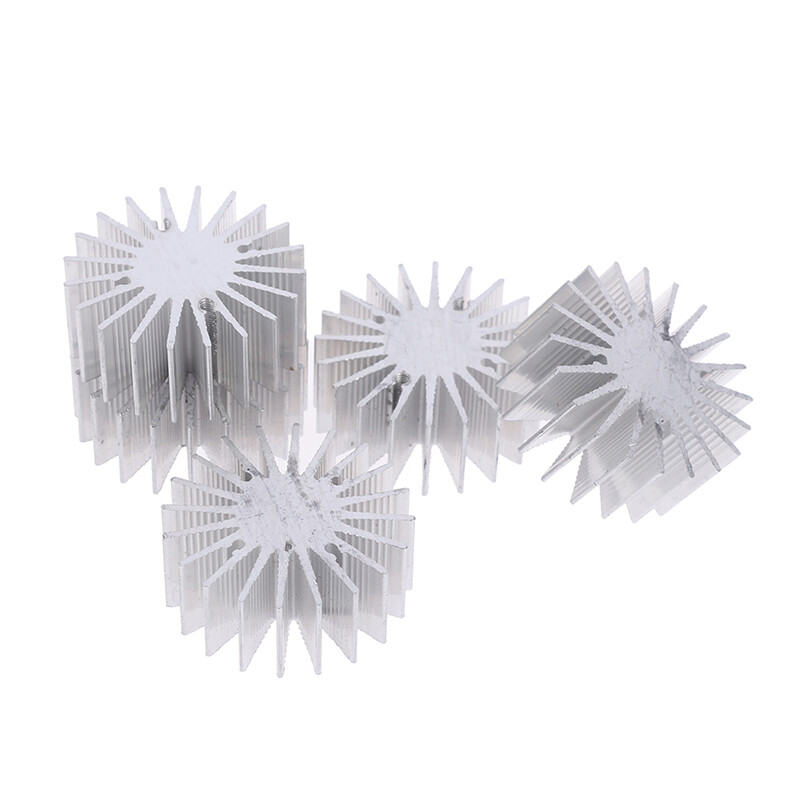 5PC 1W 3W LED Aluminum Heatsink Radiator for Household Lamp Radiator ...