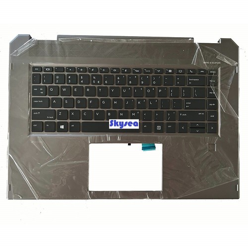 New For HP ZBook Studio X360 G5 L34210-001 Keyboard US Palmrest Upoer ...