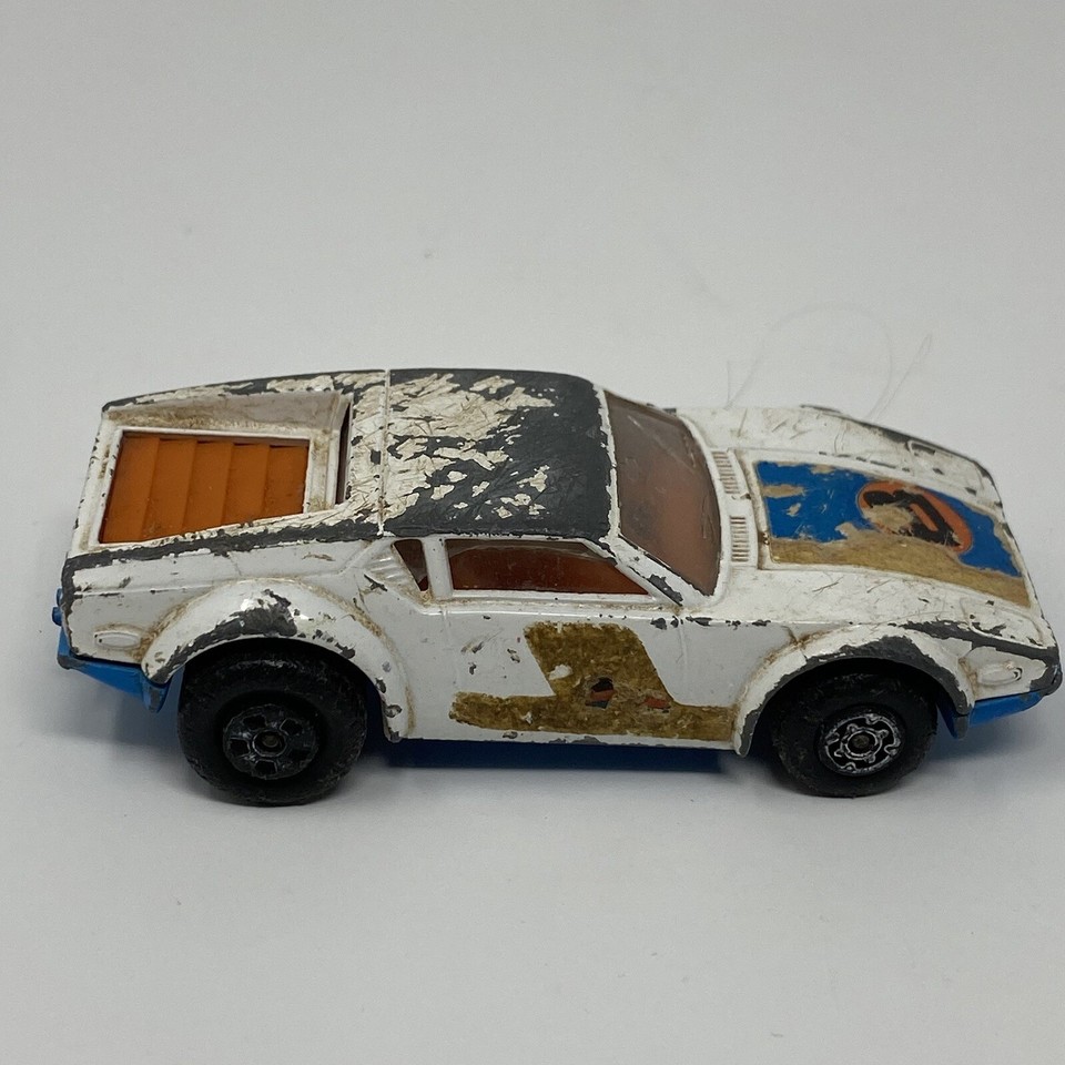 Lot of 2 Vtg Matchbox Superfast Lesney: Porche Turbo Silver, De Tomaso ...