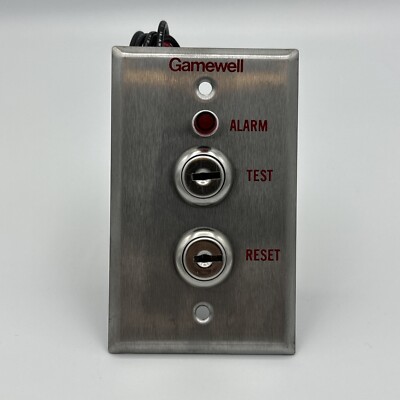 Gamewell 30007-01 2vDC Duct Smoke Detector Remote Alarm LED w/Test ...