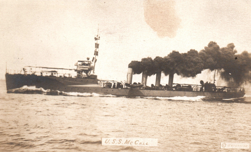 USS Mccall Navy Destroyer DD-28 Real Photo Postcard | eBay