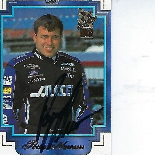 RYAN NEWMAN SIGNED 2002 PRESS PASS VIP RACINNG #6 - NASCAR | eBay