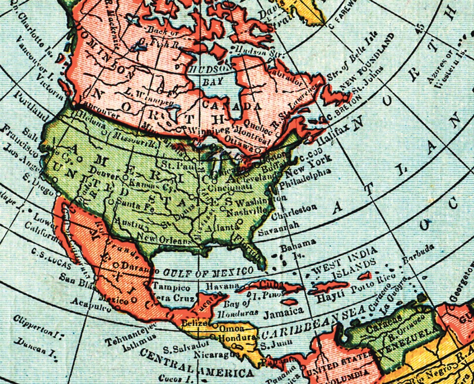 Flat Earth Map - Gleason's New Standard Map Of The World - Large 24" x ...