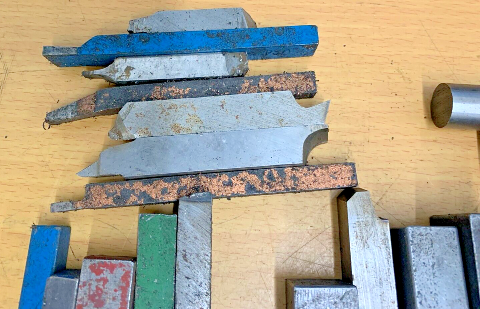 Used lathe turning tools hss brazed turning profile various sizes ...