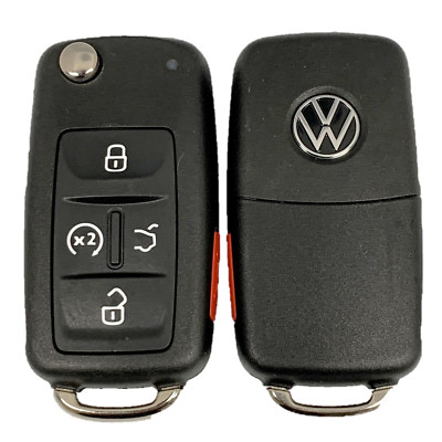 Unlocked OEM Volkswagen Keyless Remote 5 Button Uncut 561837202J ...