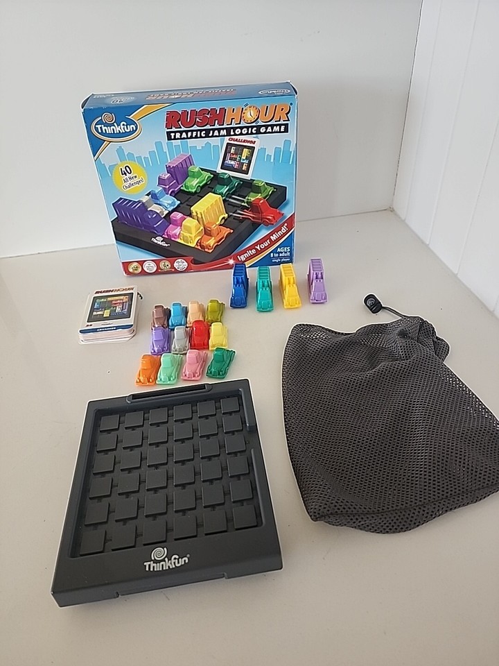 RUSH HOUR Traffic Jam Game BINARY ARTS Puzzle Mensa Select Winner Thinkfun | eBay