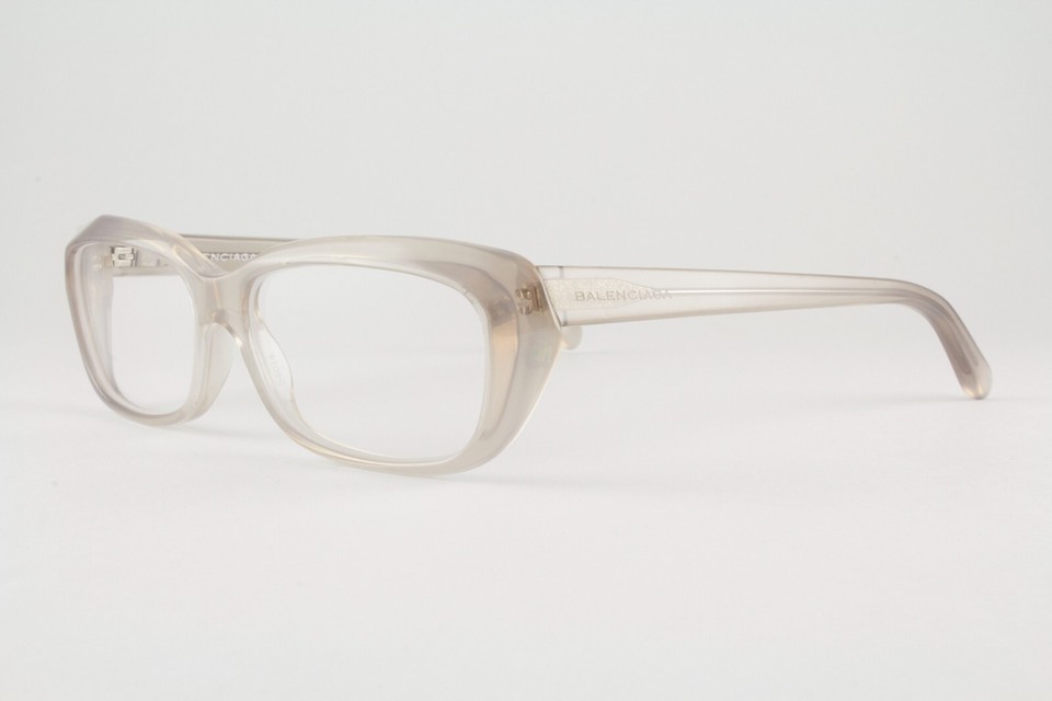 Authentic Balenciaga BAL 0138 690 54mm Translucent Gray Glasses Frames ...