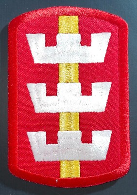 US Army 130th Engineer Brigade Patch Hook & Iron-On Repro New B462 | eBay