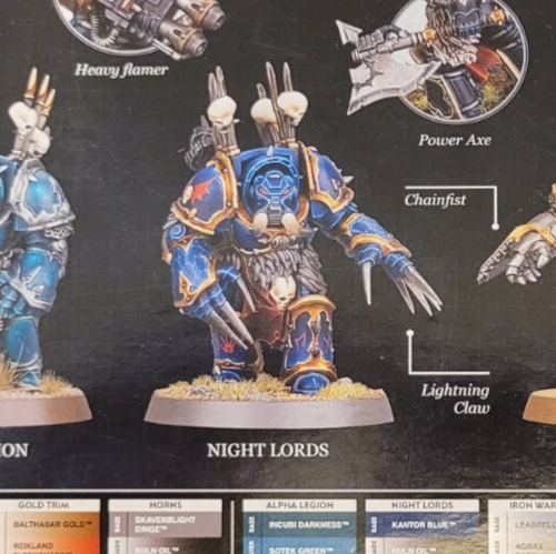 Chaos Terminator with Lightning Claws Warhammer 40K Space Marines ...