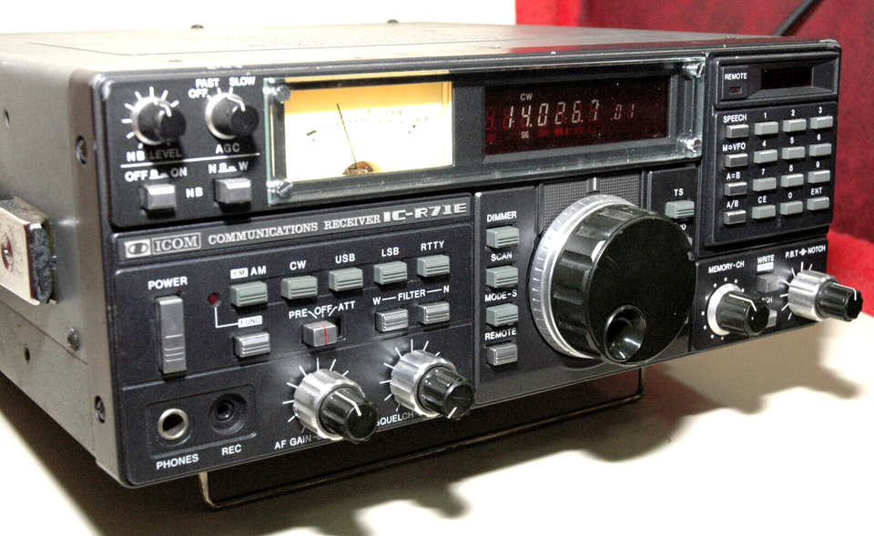 ICOM IC-R71E HF -Shortwave Receiver-AM-SSB-CW-0,1-30MHz | eBay