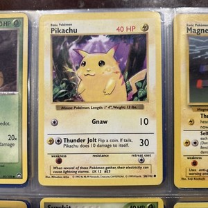Pikachu 1999 Pokemon Game #58 Shadowless (Yellow Cheeks) Price Guide ...