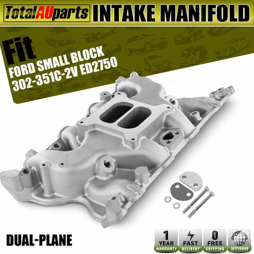 Intake Manifold for 302 351C 2V Ford Small Block Cleveland Dual Plane ...