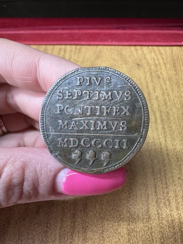 Coin Vatican City Pius VII 1 Baiocco 1802 AD | eBay