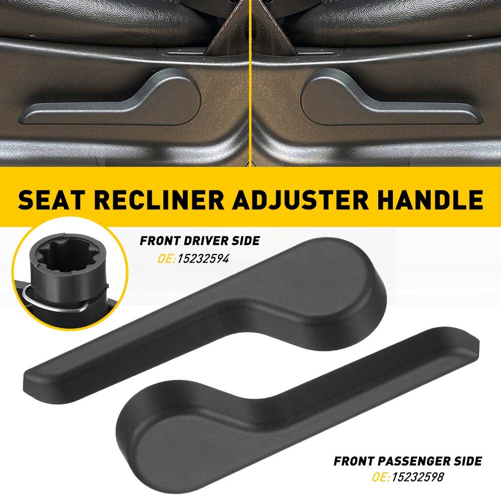 Seat Adjuster Lever Handle LH+RH Side For 07-14 Chevy Silverado GMC ...