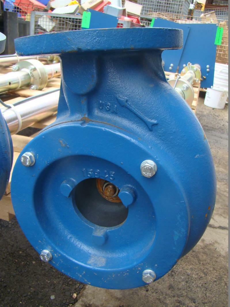 Weil Vertical Sewage Pump 3" Discharge Submersible Removal System Model ...