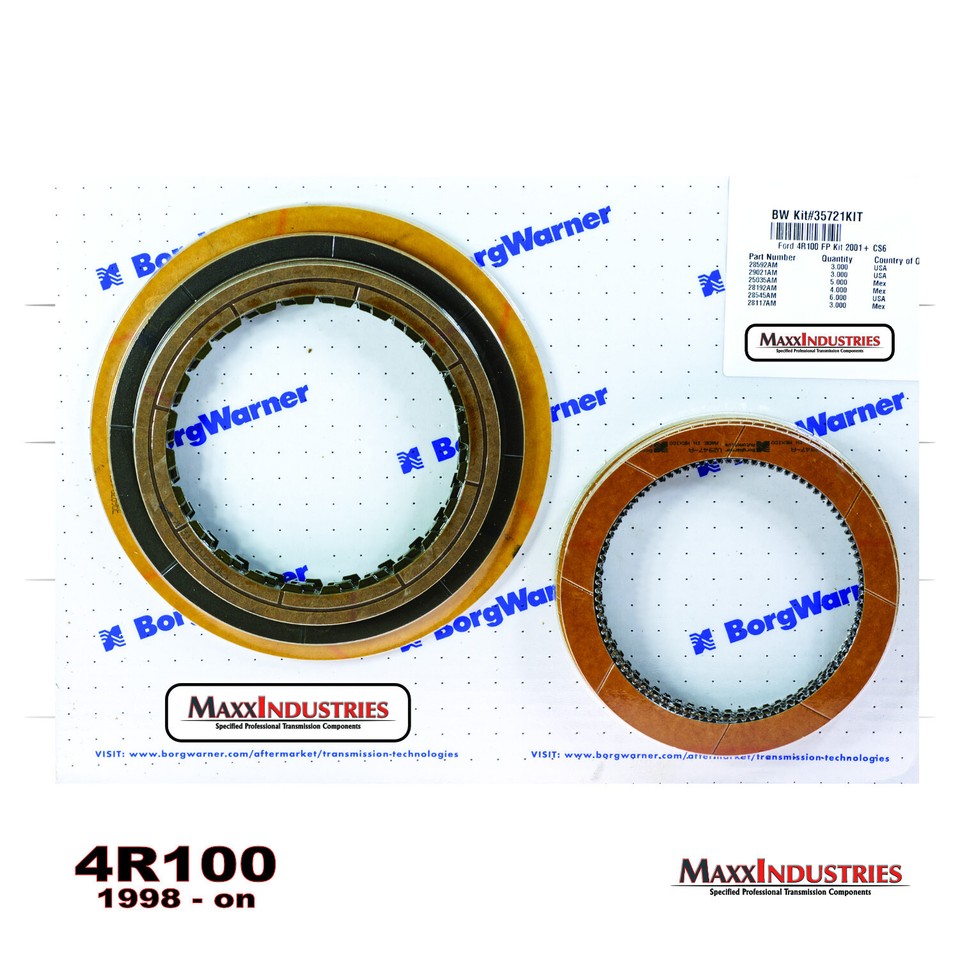 for Ford E4OD 4R100 Transmission Rebuild Master Kit BorgWarner less ...