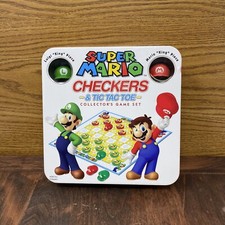 Checkers Super Mario Princess Power Board Game USAopoly Usock005440 for ...