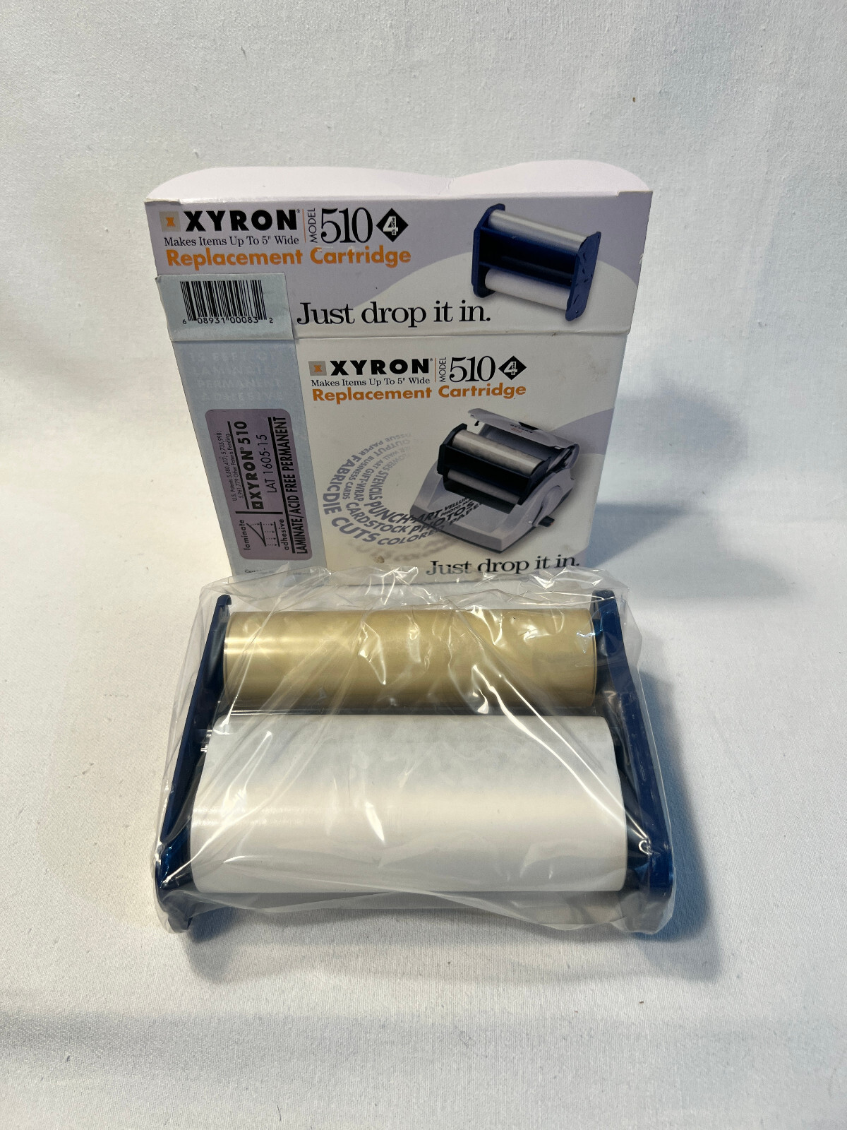 Lot of 2 - Xyron Refill Cartridge Model 510 Permanent Adhesive AT1605 ...