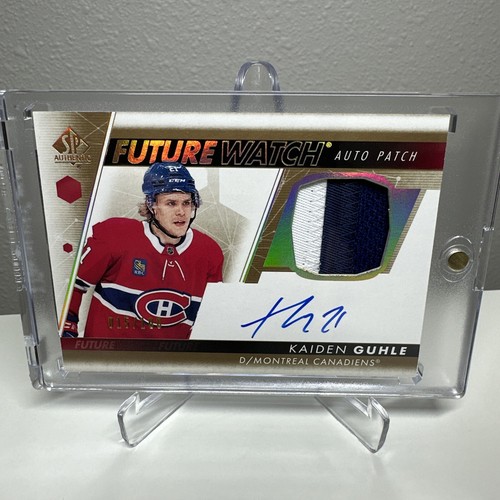 2022-23 SP Authentic Future Watch Auto Patch Kaiden Guhle 015/100 RPA ...