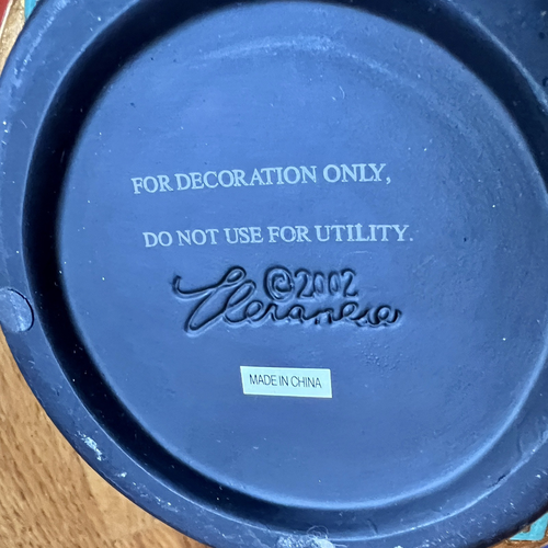 Veronese Vase 2002 Summit Collection Egyptian Design Gold 8" Eye Of ...