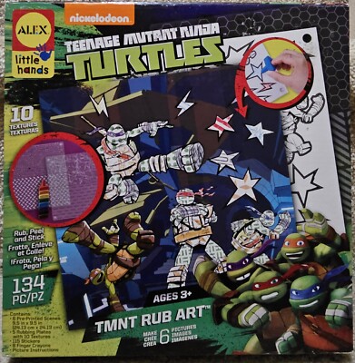 Teenage Mutant Ninja Turtles Rub Art (Alex Little Hands Company ...