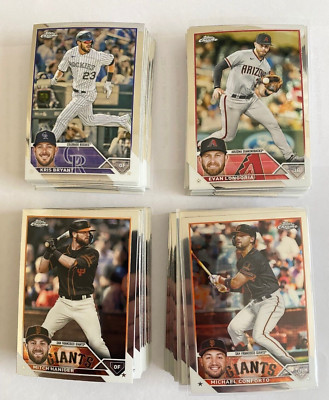 2023 Topps Chrome Baseball Pick 4 Cards to Complete Your Set Base Set ...