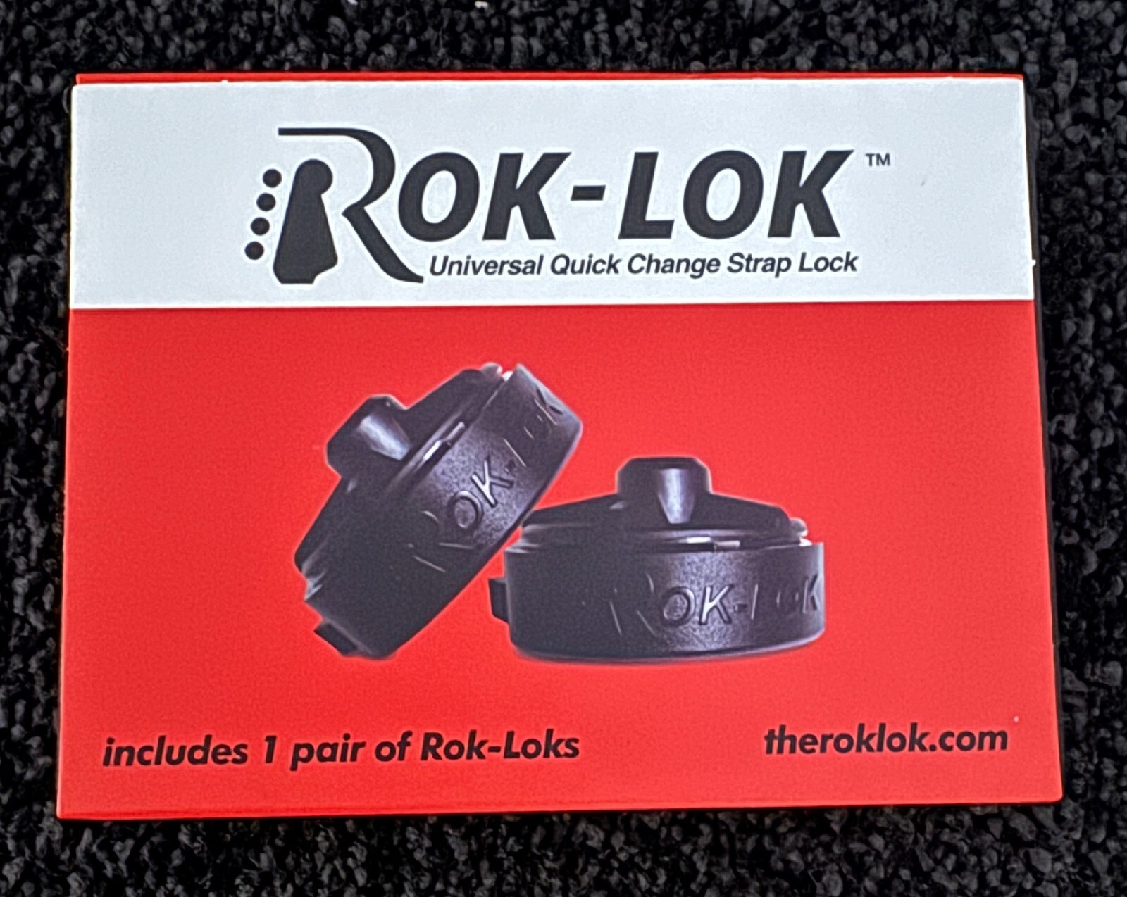 Rok Lok Universal Quick Change Guitar Strap Lock - Guitar Strap Locks ...