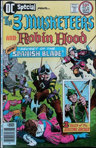 DC Special #23 Vol 1 (1976) - 3 Musketeers & Robin Hood - Very Fine ...