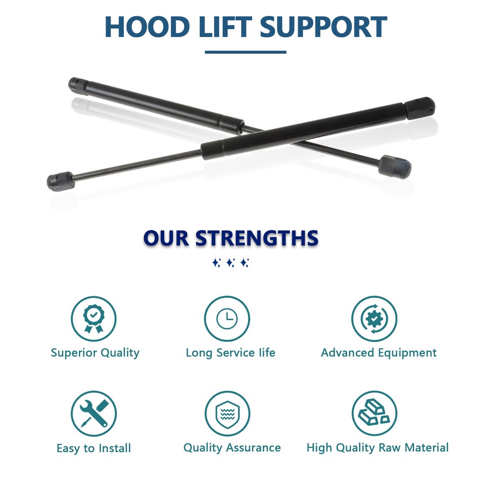 Front Hood Lift Supports Shocks Struts Arms Props Rods Damper for Kia Cadenza | eBay
