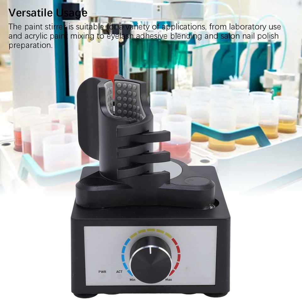 Paint Mixer 3 Speeds Rotating Paint Shaker For Laboratory Eyelash ...
