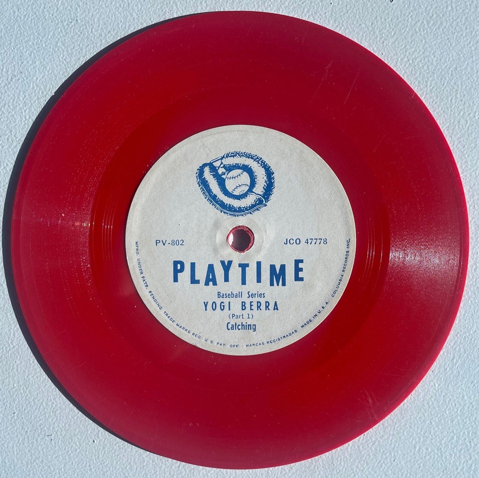 yogi berra 5" record vinyl playtime jco 47778 vg | eBay