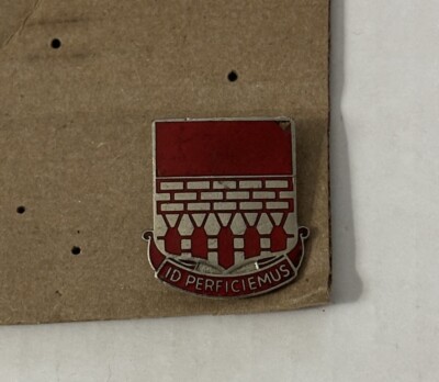 12th Engineer Battalion Unit Crest (Id Perficiemus) Pin Medal | eBay