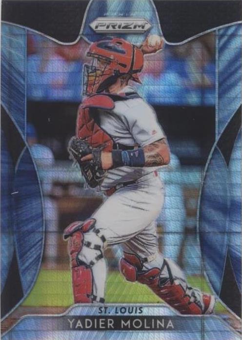 2019 Panini Prizm - Yadier Molina #8 Blue Hyper Prizm for sale online ...