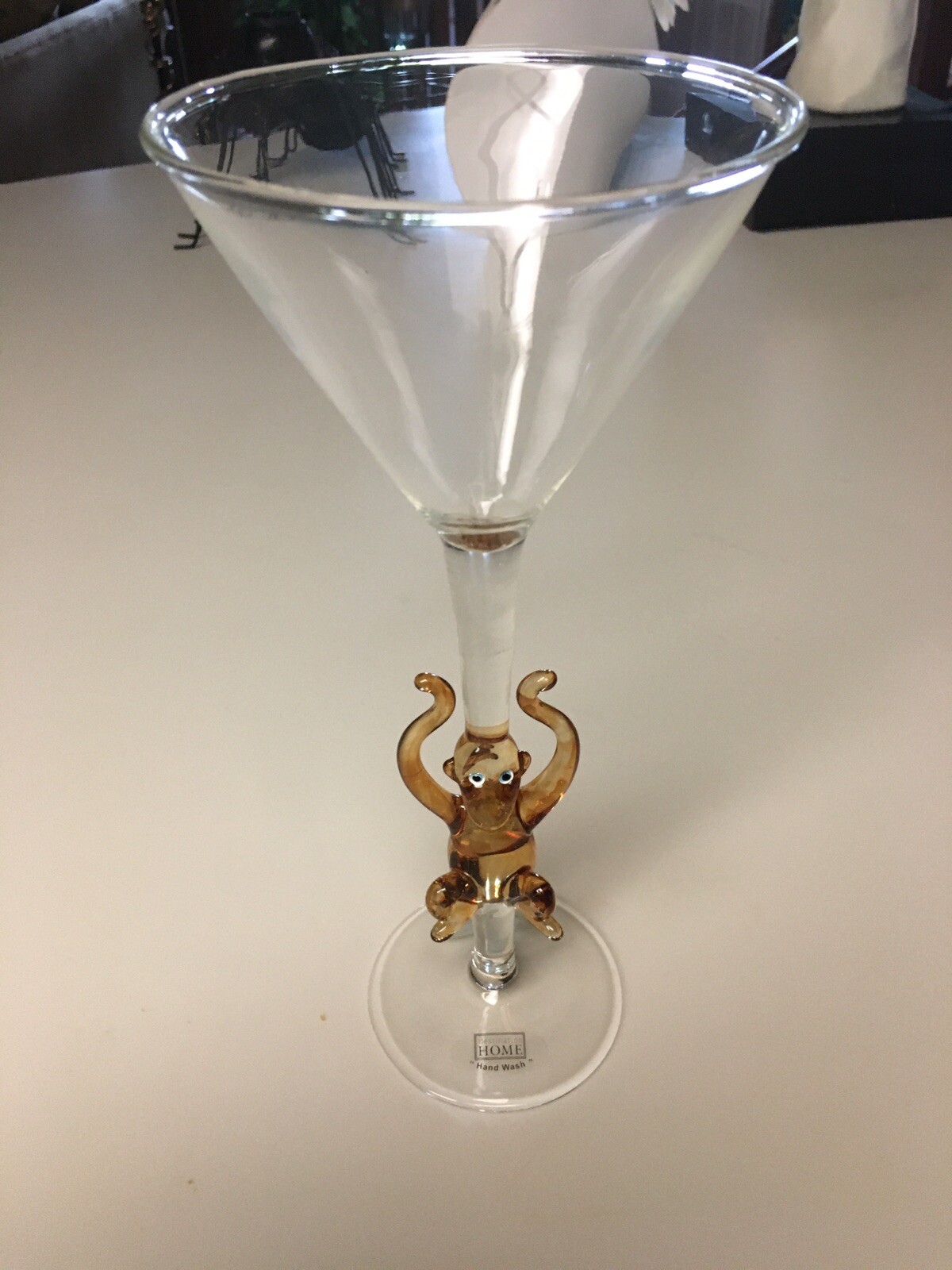 Set of Six Home Monkey Stem Martini Glasses | eBay