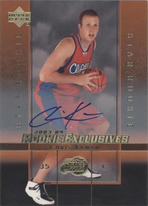 2003-04 Upper Deck Rookie Exclusives - Star Rookie Chris Kaman #A6 ...
