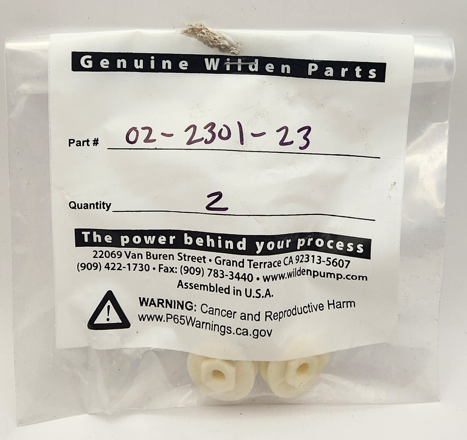 Wilden 02-2301-23 End Cap W/Guide Pin - Pkg of 2 | eBay