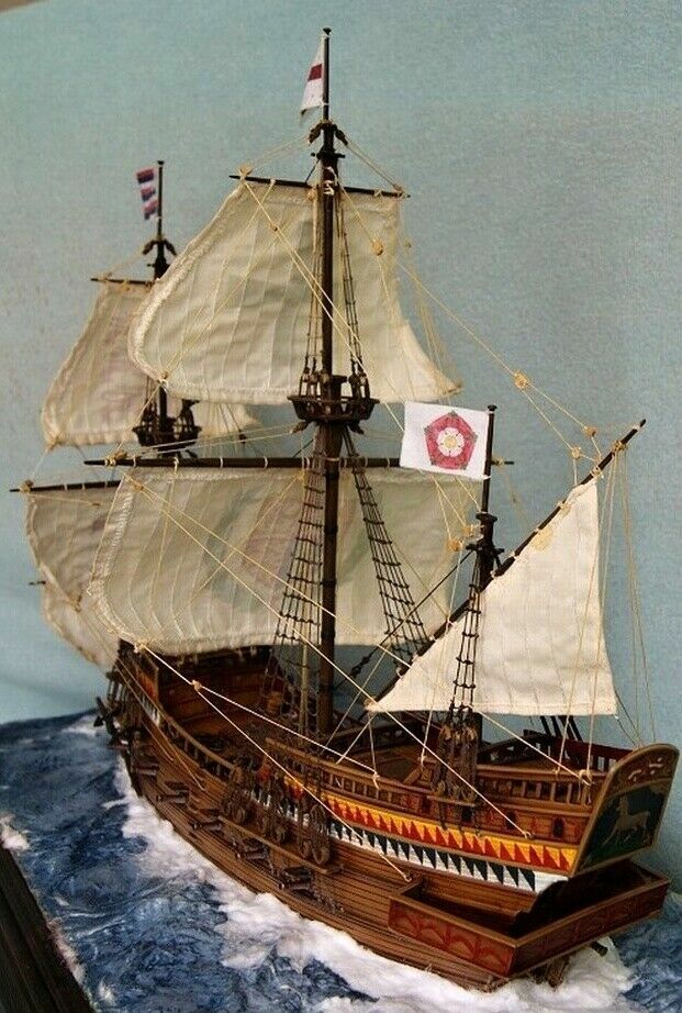 Airfix Golden Hind 1:72 - set of 285pcs CNC Walnut blocks for rigging ...