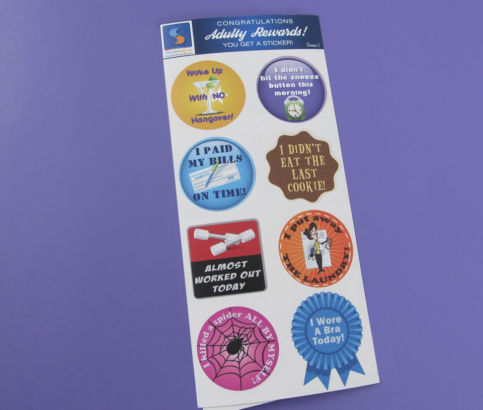 Adult Reward Stickers Series 1 You Adulted Today Congratulations adult ...
