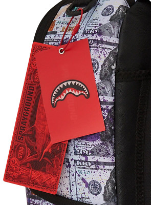 Sprayground Hundred Dollar Note Monogram Backpack Shark Paris School ...