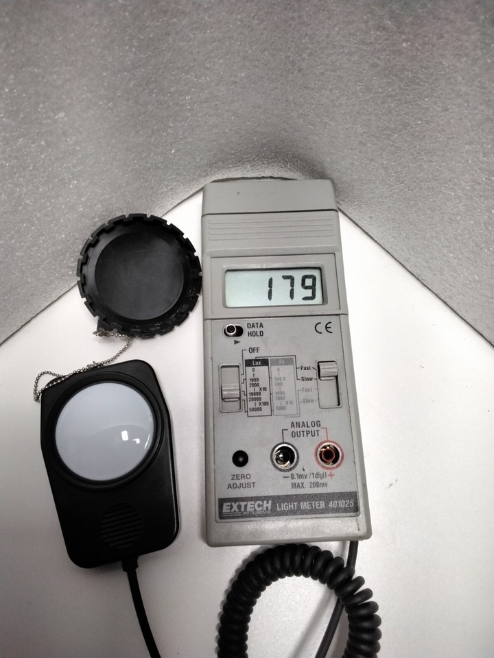 EXTECH Instruments Light Meter 401025 Q327202 LUX Fc Analog CE $Works ...