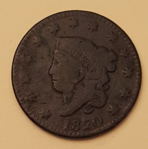 1820 (Large Date) Coronet Head Large Cent | eBay