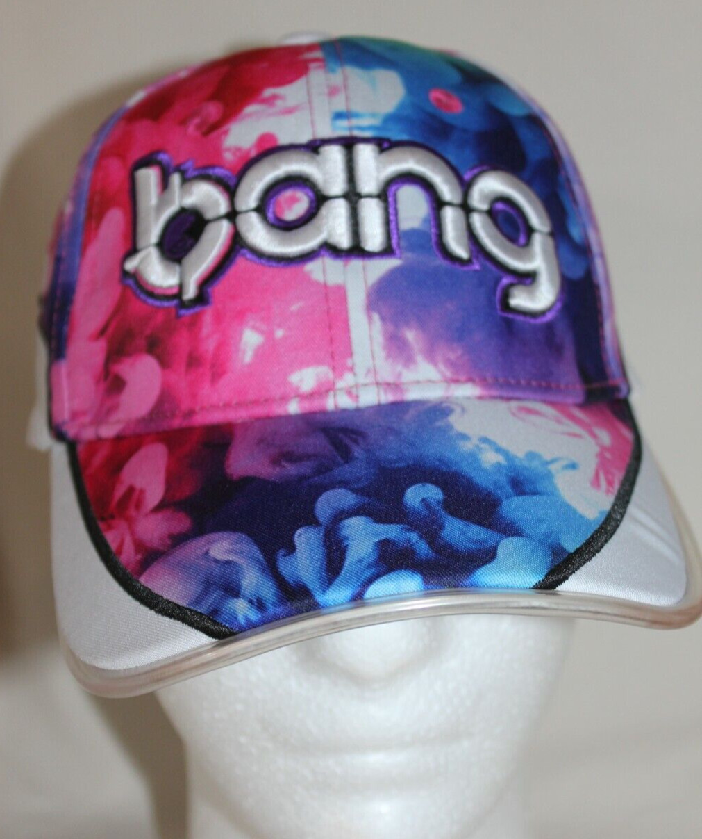 Bang Energy Drink LED Light Up Brim SnapBack Tie Dye … - Gem