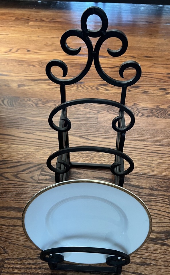 San Miguel Black Freestanding Heavy Metal Tabletop Display Rack | eBay