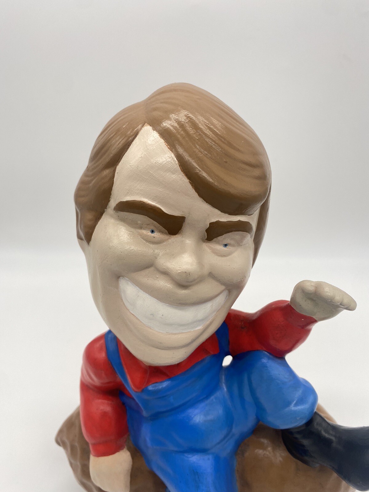 🥜 Large Resin Figurine President Jimmy Carter #39 Sitting on a Peanut ...