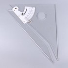 Drafting Triangle Ruler Clear Adjustable Graphic Scale Architect Rulers ...