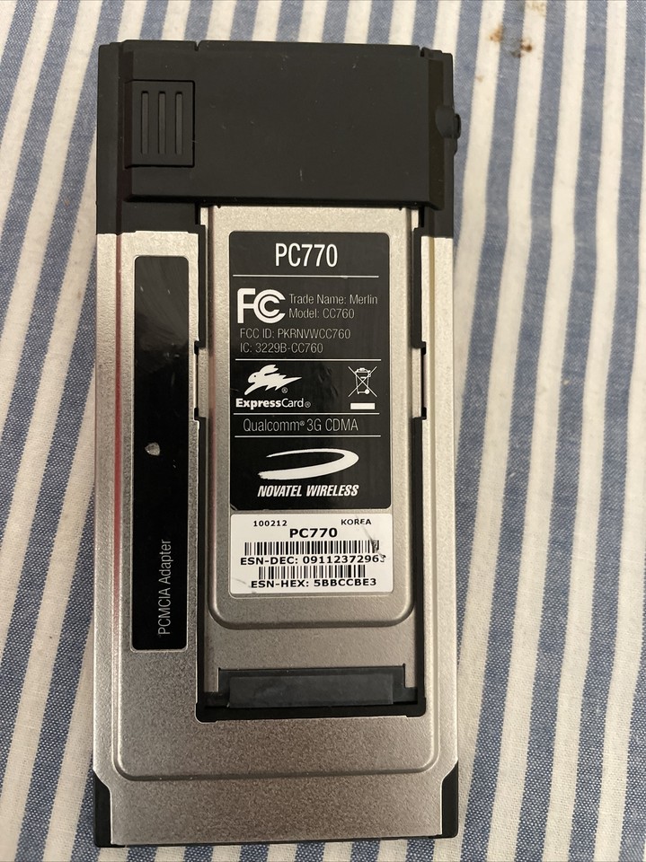 Verizon wireless PC770 2-IN-1 PC Card and Expresscard | eBay