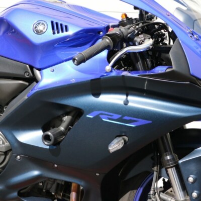 SHOGUN 2023 Yamaha YZF-R7 FRAME SLIDERS BLACK YAM 750-6619 | eBay