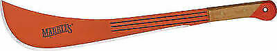 Marbles 24" Swamp Master Machete Orange Carbon Blade Full Tang Wood ...