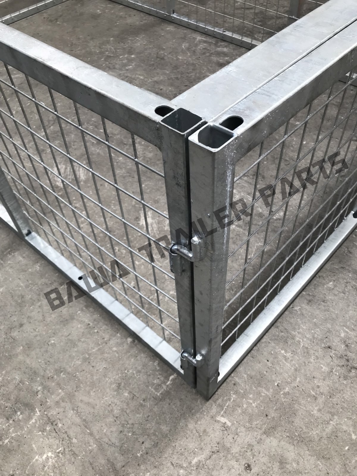 Galvanised Trailer Cage 7x5x3 Feet With Fittings! BOX TUBING ! TRAILER ...