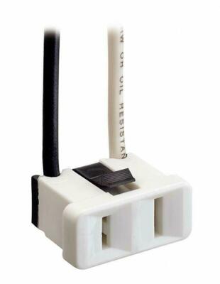 Leviton White Snap-In Appliance Convenience Outlet RECEPTACLE + Leads ...